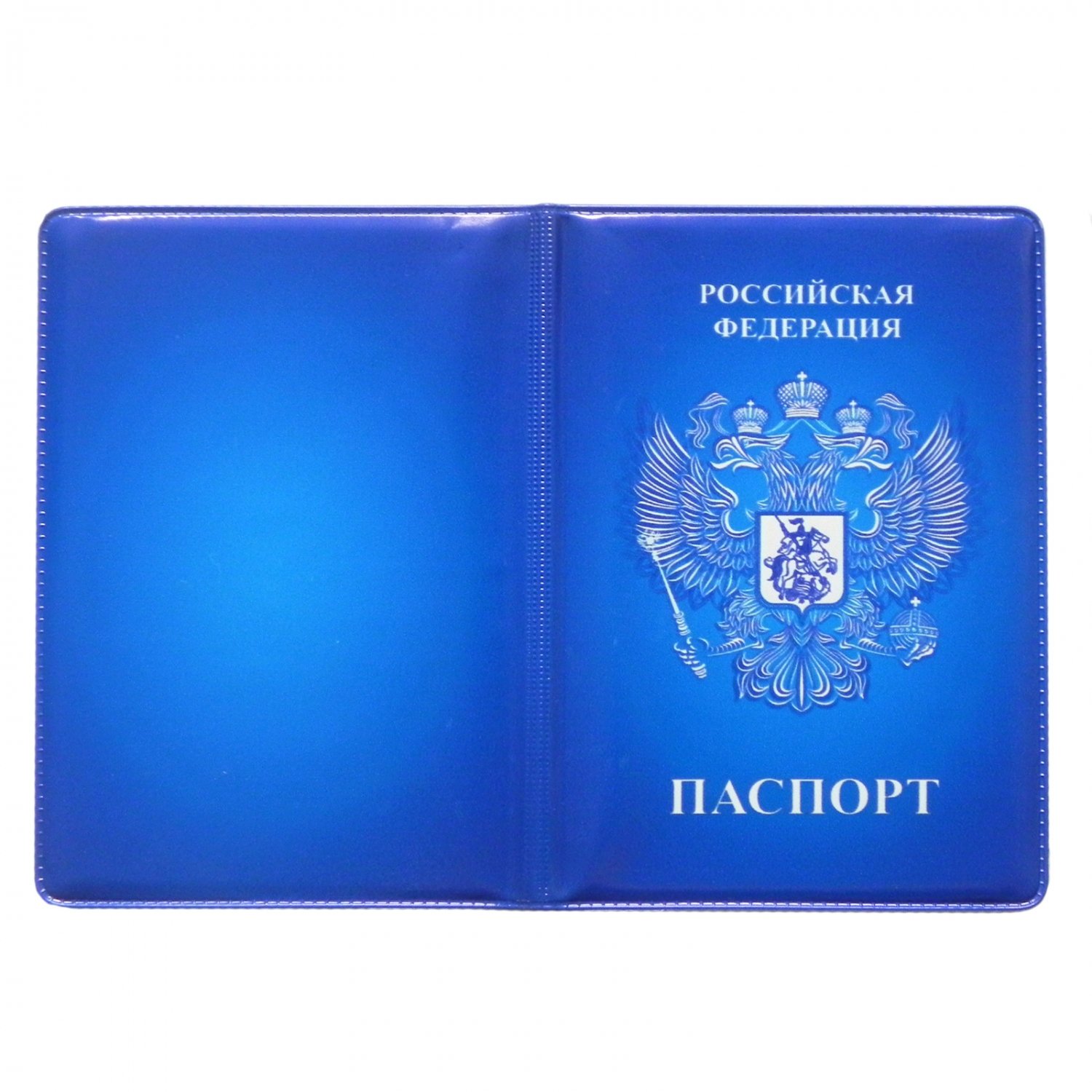 Обложка для паспорта, ПВХ, рисунок, "Двуглавый орёл" оптом с бесплатной ...