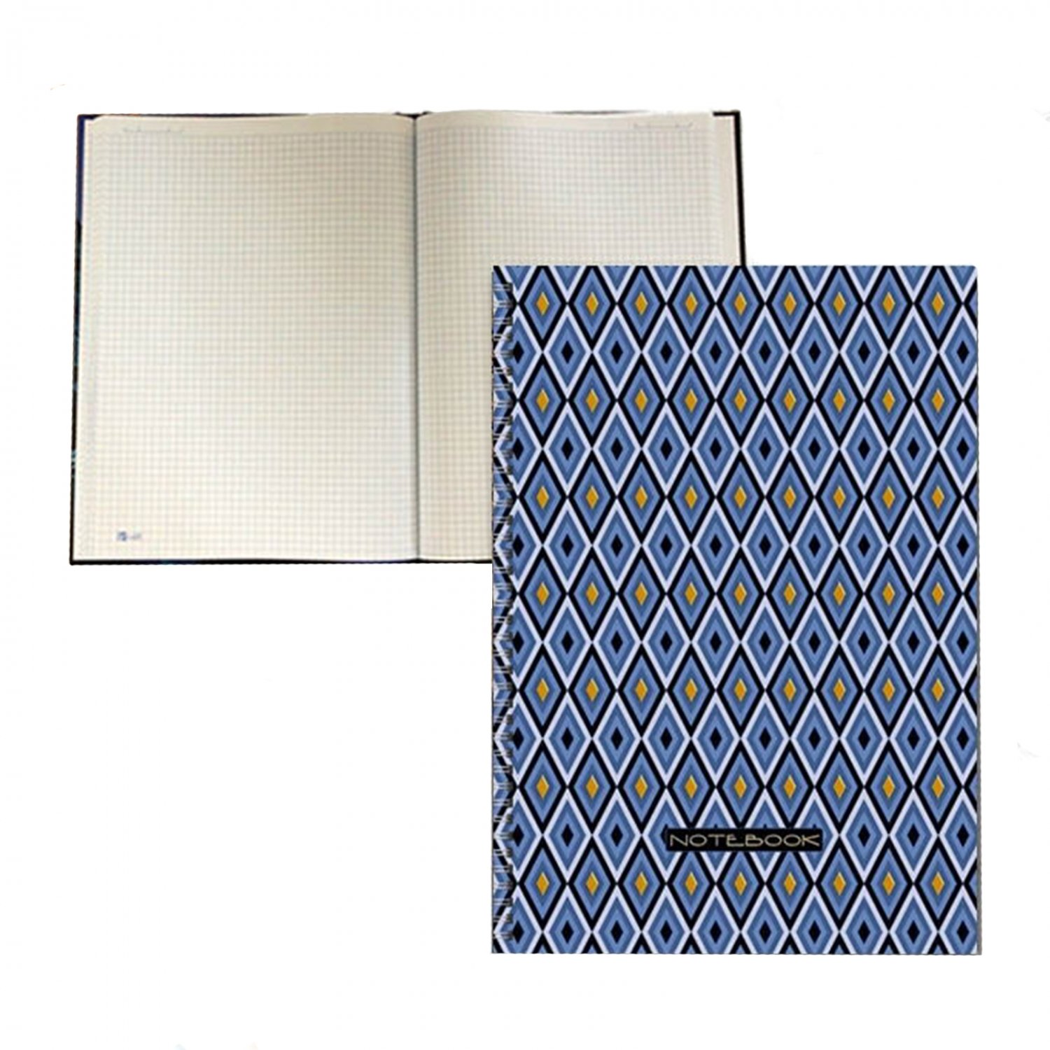Тетрадь А4 клетка 96л. Офисный стиль. Геометрический орнамент, на ...