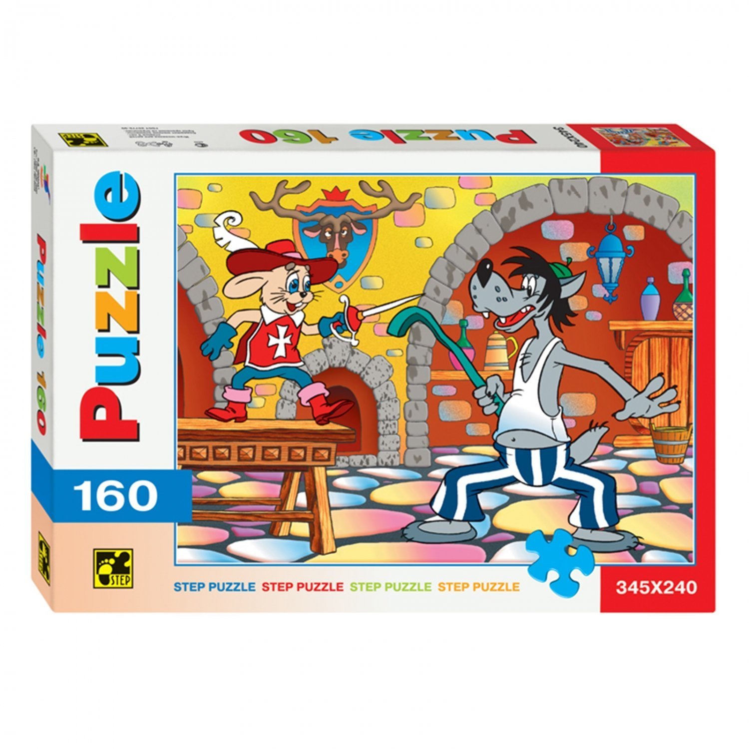 Мозайка "puzzle" 160 "Ну , погоди!" ( со шпагой) (с/м) оптом с ...