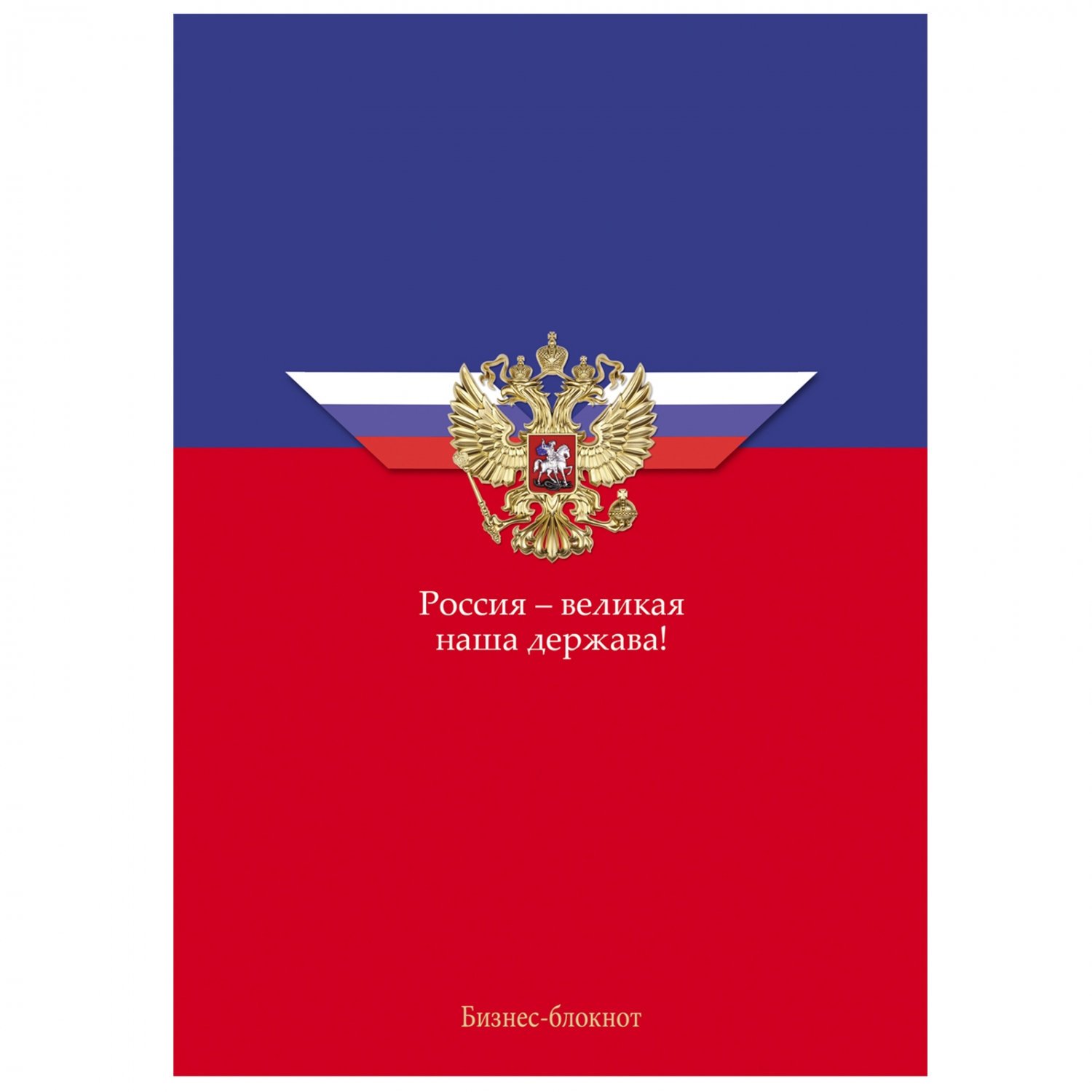 Бизнес-блокнот А4, 64л."Россия-10", Проф-Пресс, 7БЦ, глянцевая ...